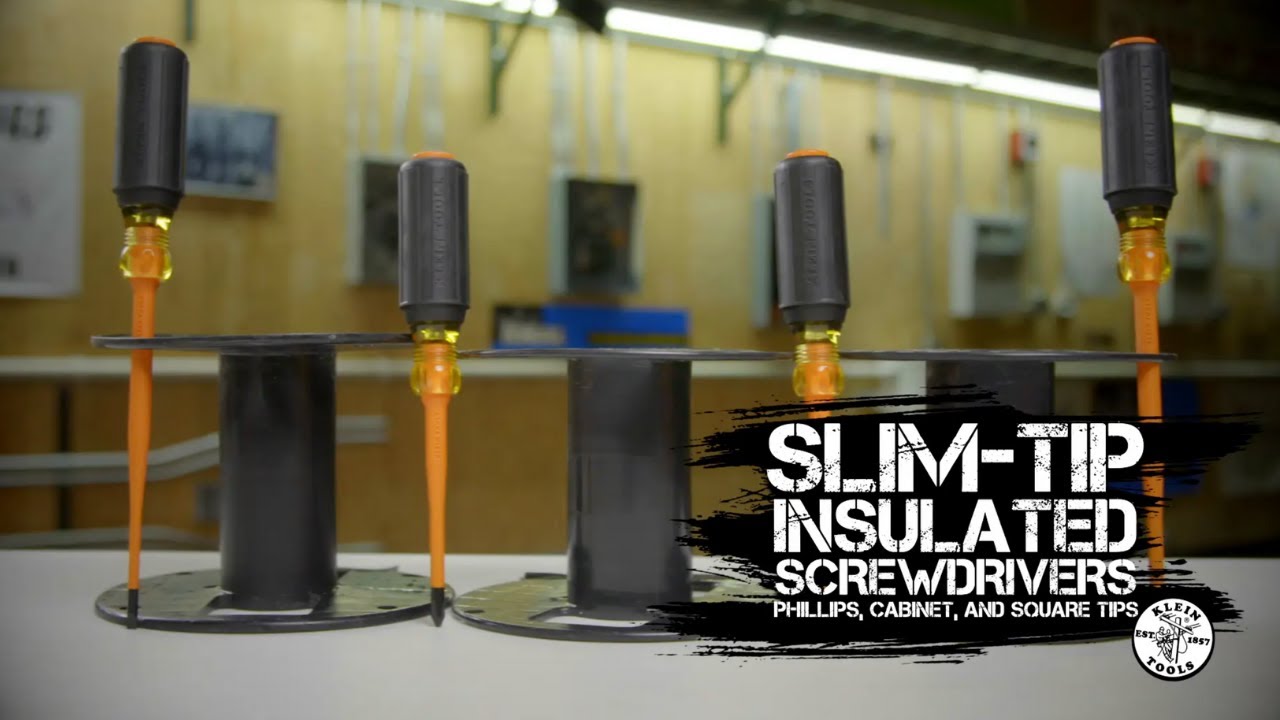 Watts New: Klein Tools Slim Tip Insulated Screwdriver Set - IBEW Hour Power